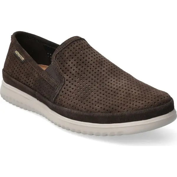 Mephisto Tiago Perforated Loafer - Dark Brown
