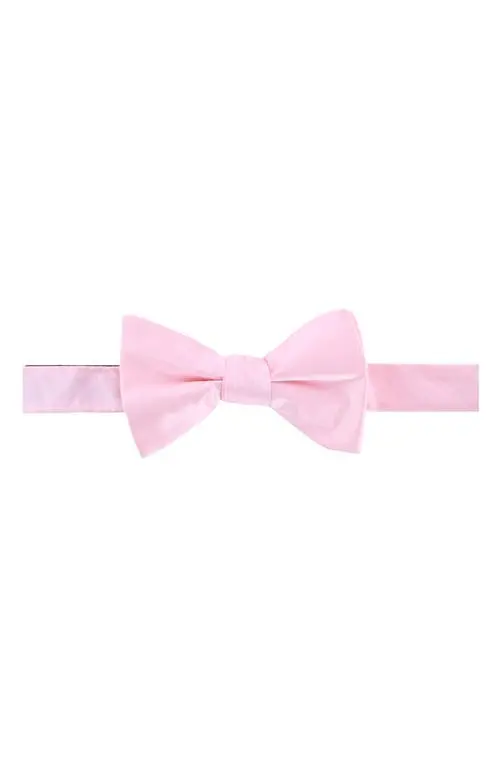 Trafalgar Sutton Pre-tied Silk Bow Tie - Pink