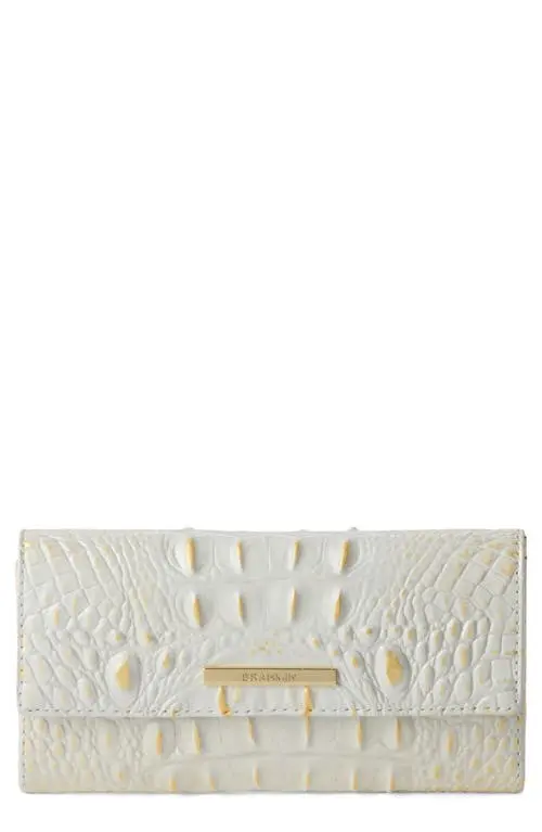 Brahmin Cordelia Croc Embossed Leather Wallet - Chantilly