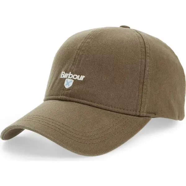 Barbour Cascade Baseball Cap - Olive
