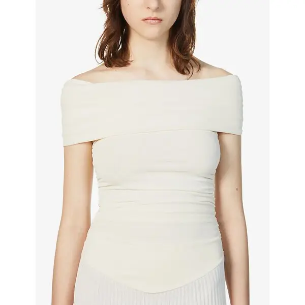 Khaite Marca Fitted Knitted Maxi Dress - Ivory | Editorialist
