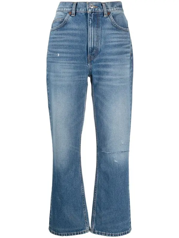 RE/DONE High-rise Flared Jeans