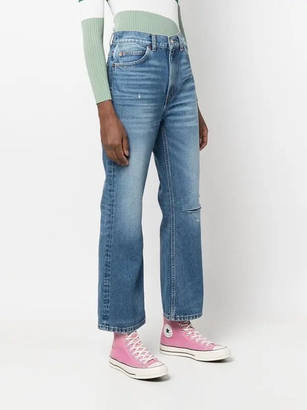 RE/DONE High-rise Flared Jeans