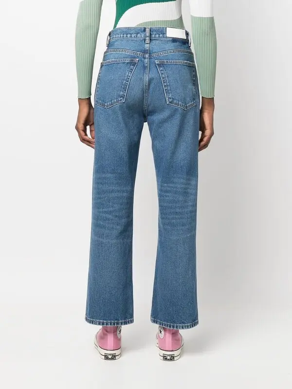 RE/DONE High-rise Flared Jeans