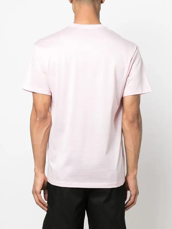 LOW BRAND Logo-embroidered T-shirt
