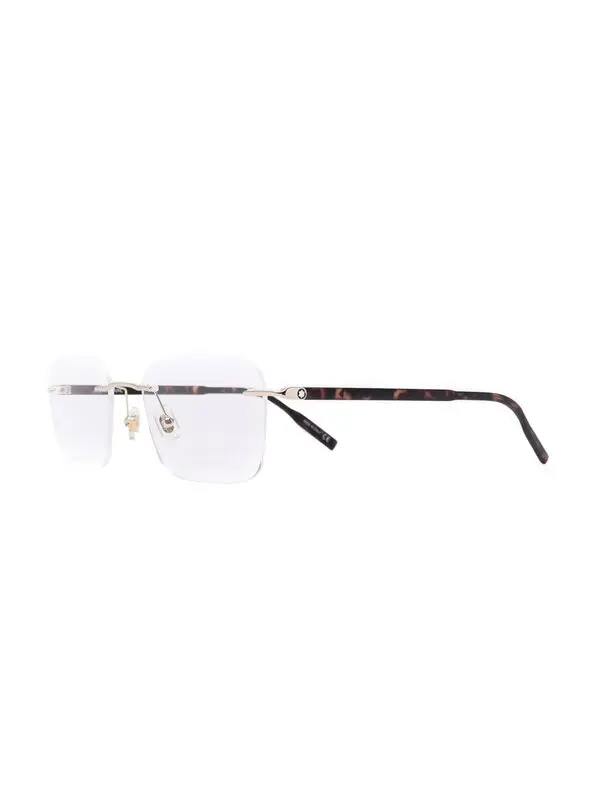 Montblanc Rimless Rectangular-frame Glasses