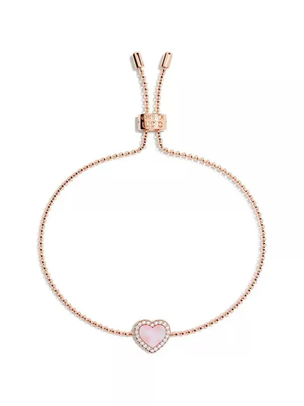 APM MONACO Heart Charm Adjustable Bracelet - Gold