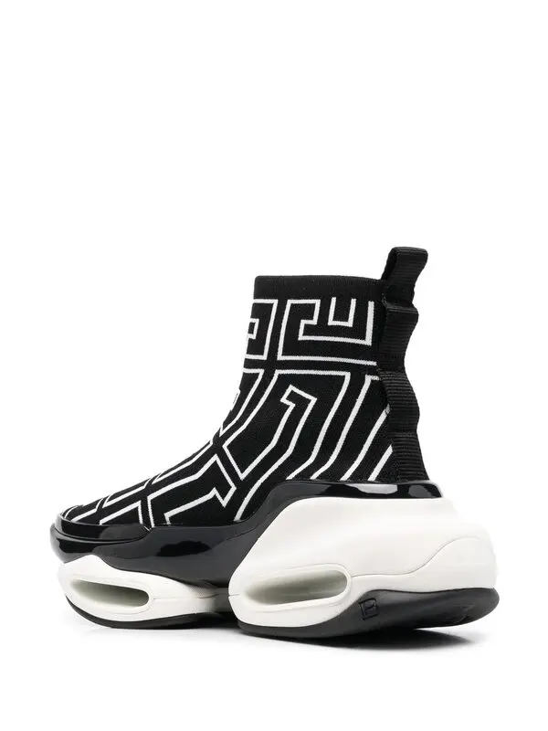 Balmain Bold Hiking Monogram Sneakers