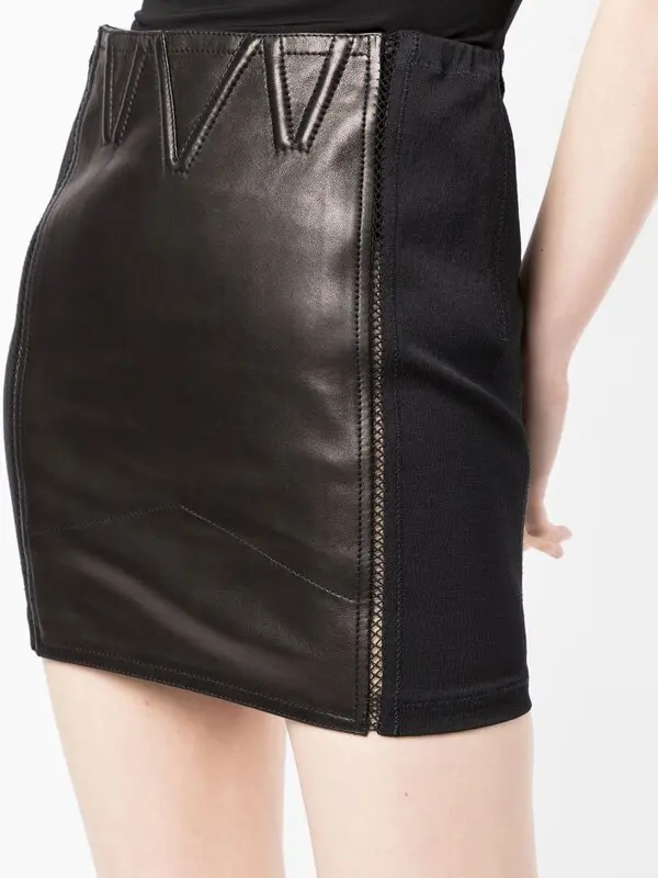 TOM FORD Panelled Mini Skirt - Black