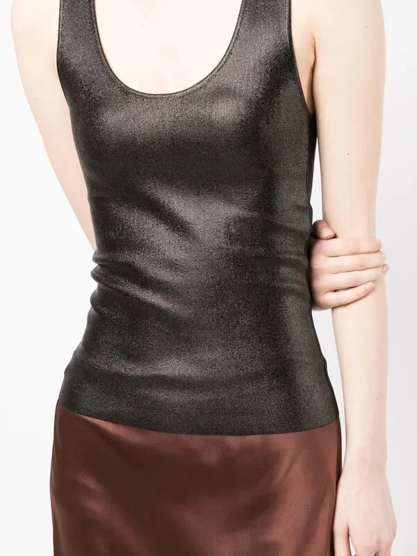 TOM FORD Metallized Sleeveless Top
