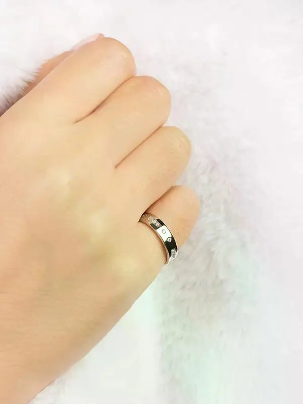 APM MONACO Love Morse Code Ring