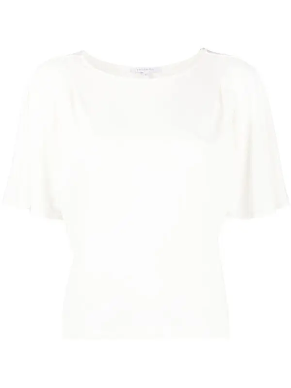 Patrizia Pepe Relaxed-fit Short-sleeve T-shirt - White