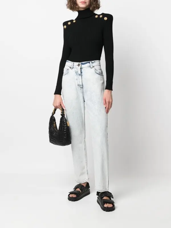 Balmain High-rise Boyfriend Jeans