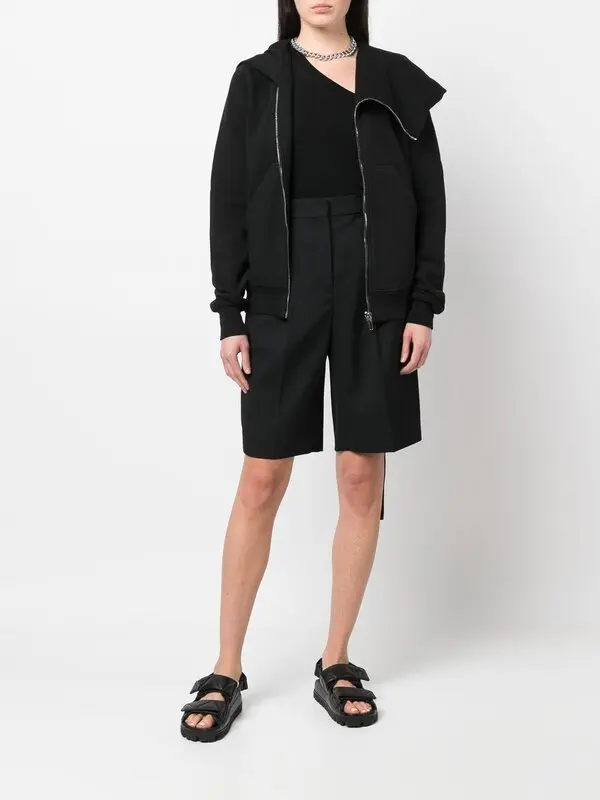 Rick Owens Mountain Asymmetric-zip Hoodie