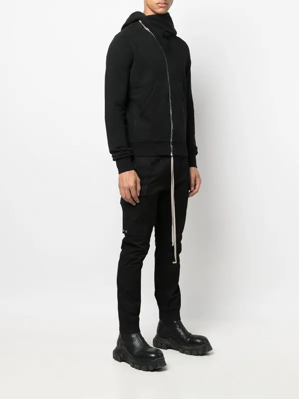 Rick Owens Mountain Asymmetric-zip Hoodie