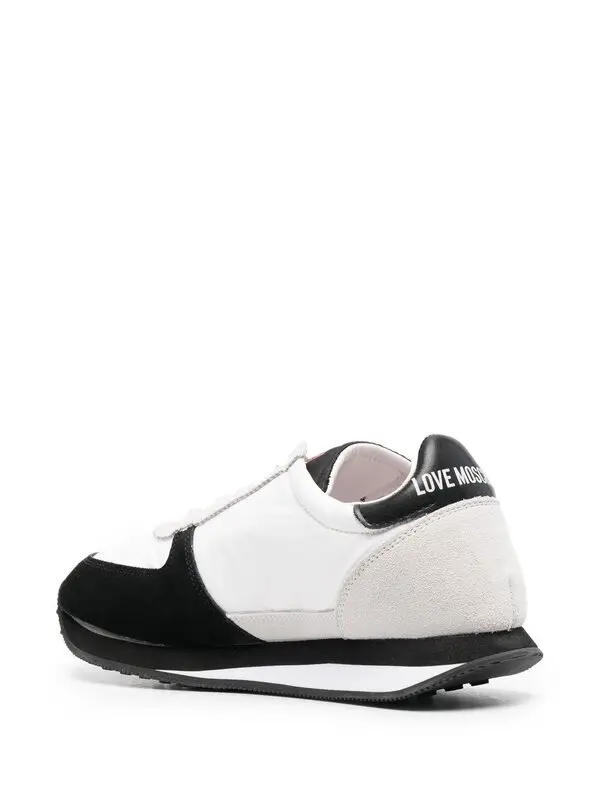 Moschino Suede-panelled Sneakers