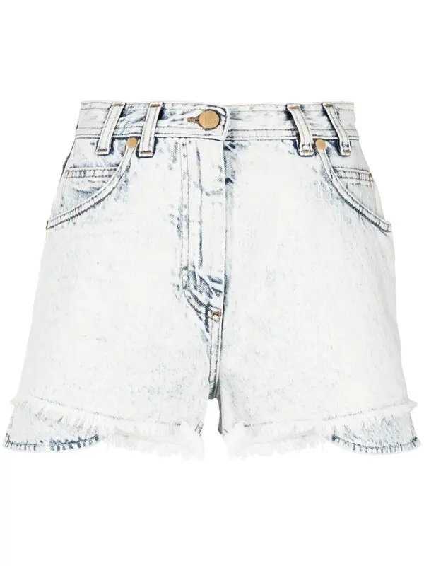 Balmain Layered Denim Shorts