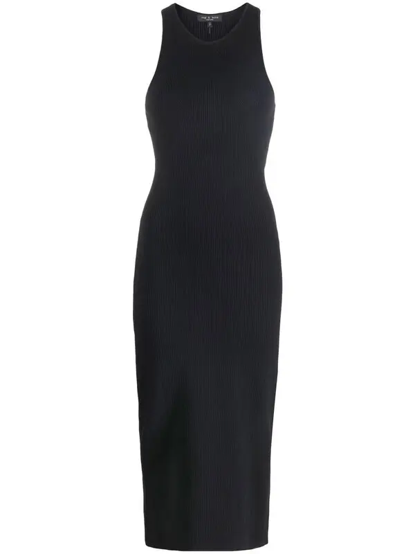 Rag & Bone Ribbed-knit Midi Dress