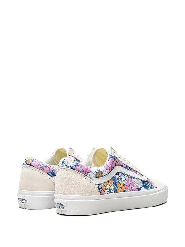 VANS Old Skool Retro-floral Sneakers - Neutrals