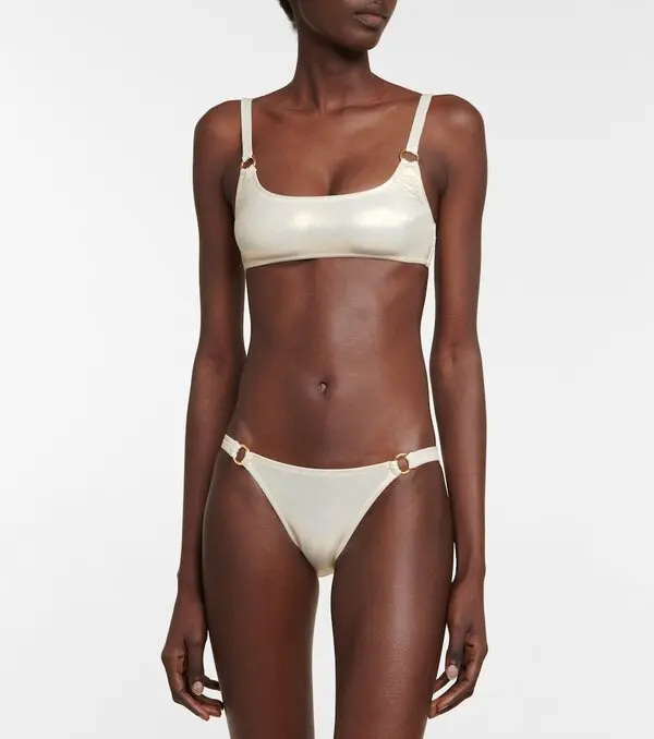 Melissa Odabash Bari Bikini Top - White