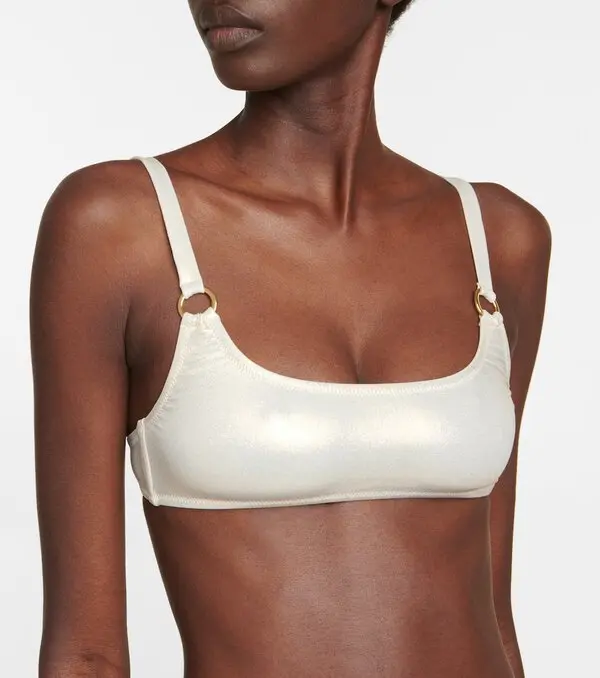 Melissa Odabash Bari Bikini Top - White