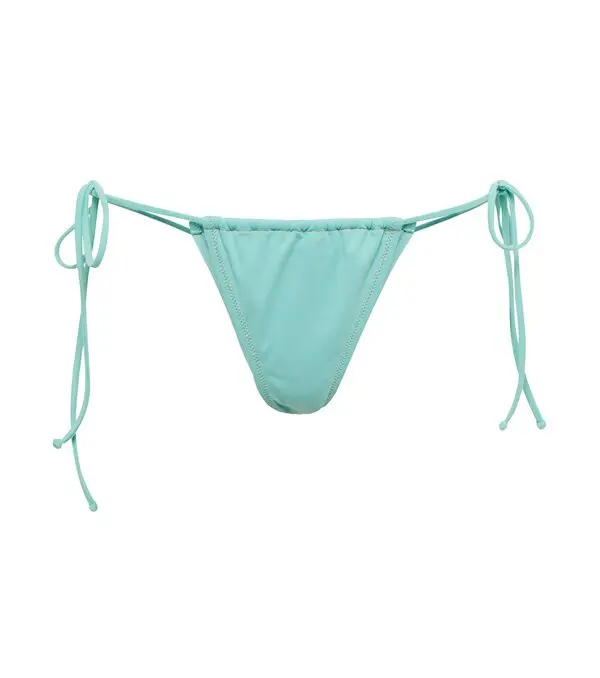 REINA OLGA Self-tie Bikini Bottom - Blue