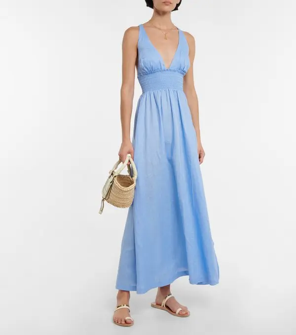 chinese dress ladies Antibes Beach Maxi Shirt Dress  Heidi Klein