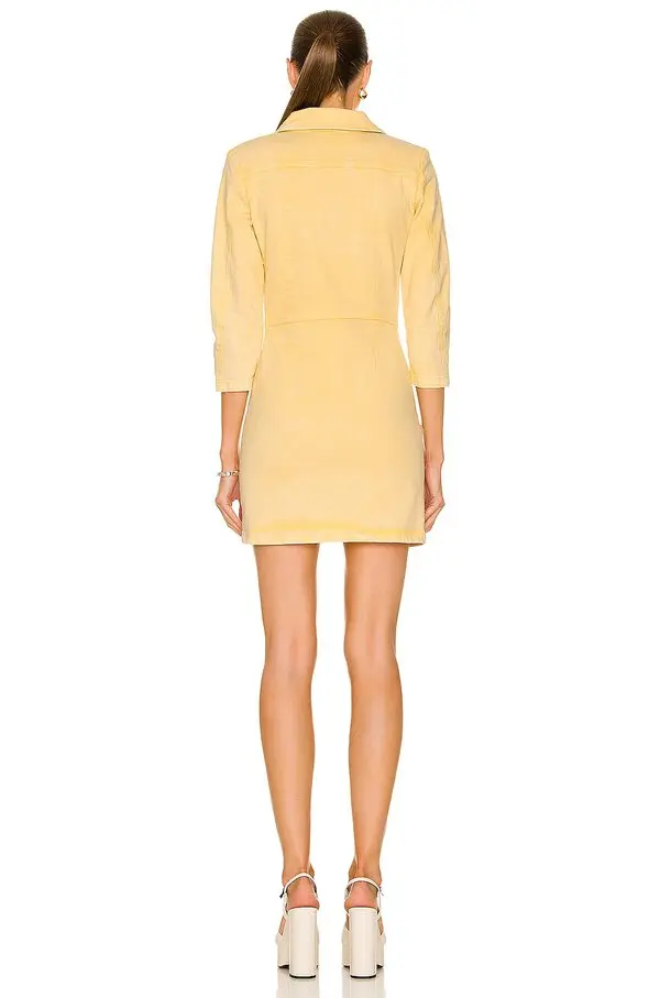 Retrofete Willa Denim Mini Dress In Lemonade - 55% Off | Editorialist