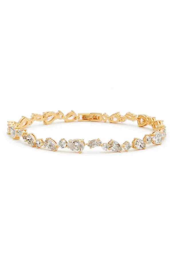 Nadri Ava Line Bracelet - Gold