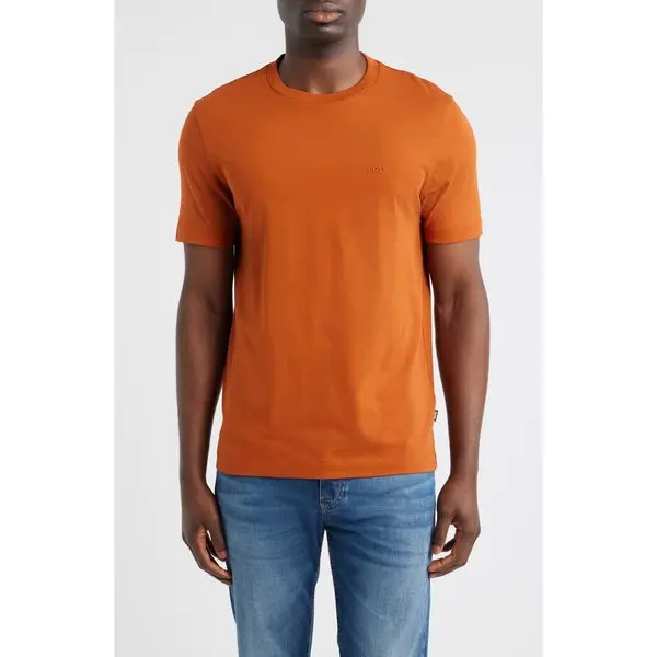 BOSS Thompson Solid T-shirt - Dark Orange