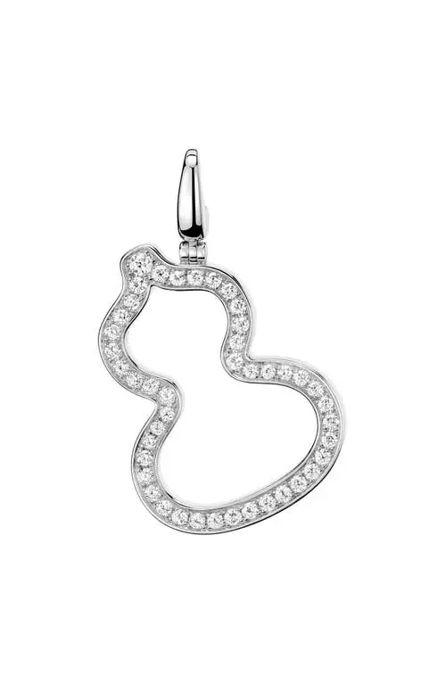 QEELIN Qulu Diamond Pendant - White Gold