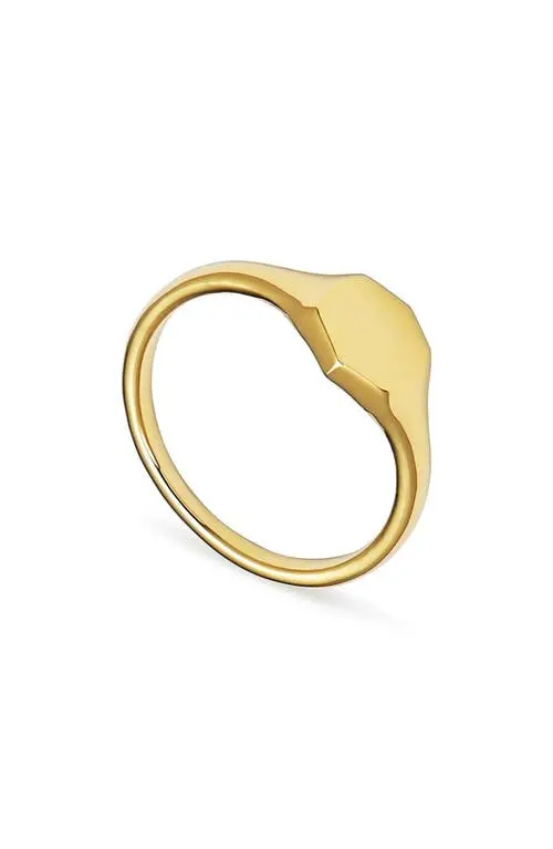 Kendra Scott Davis Signet Ring - 18k Gold Vermeil