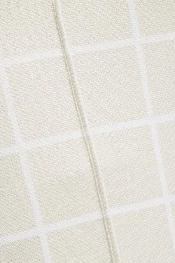 Rosetta Getty Checked Cady Flared Pants