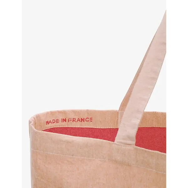 Claudie Pierlot Logo-print Cotton-blend Tote Bag - Roses