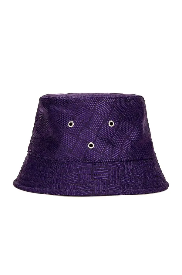 Bottega Veneta Intreccio Jacquard Nylon Bucket Hat - Unicorn