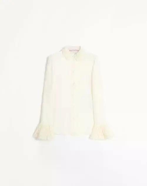Valentino Garavani Georgette Blouse - Ivory