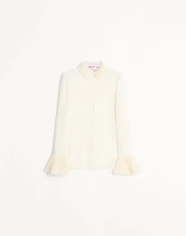 Valentino Garavani Georgette Blouse - Ivory