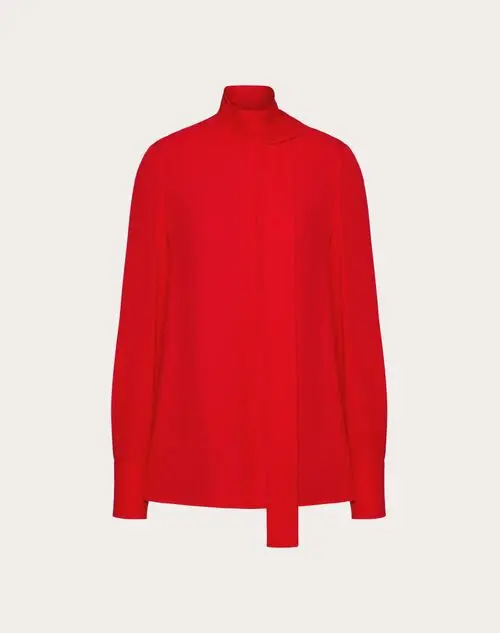 Valentino Garavani Georgette Blouse - Red