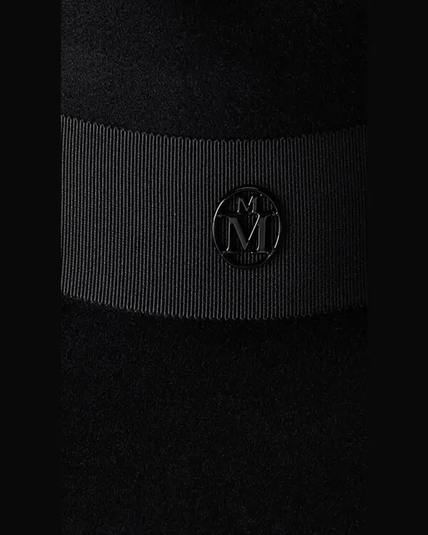 MAISON MICHEL Virginie Fedora Hat - Black