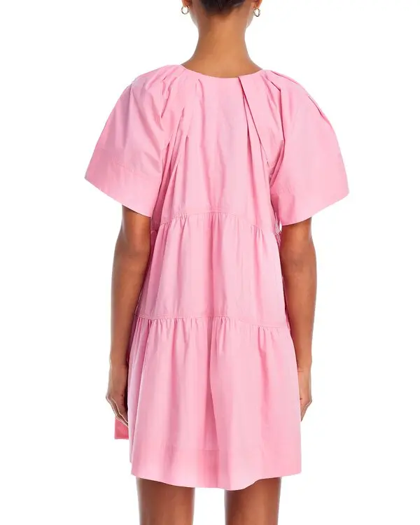A.L.C. Camila Cotton Tiered Mini Dress