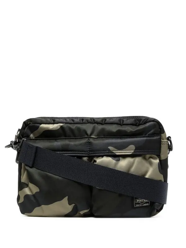 PORTER-YOSHIDA & CO Camouflage-print Crossbody Bag - Green