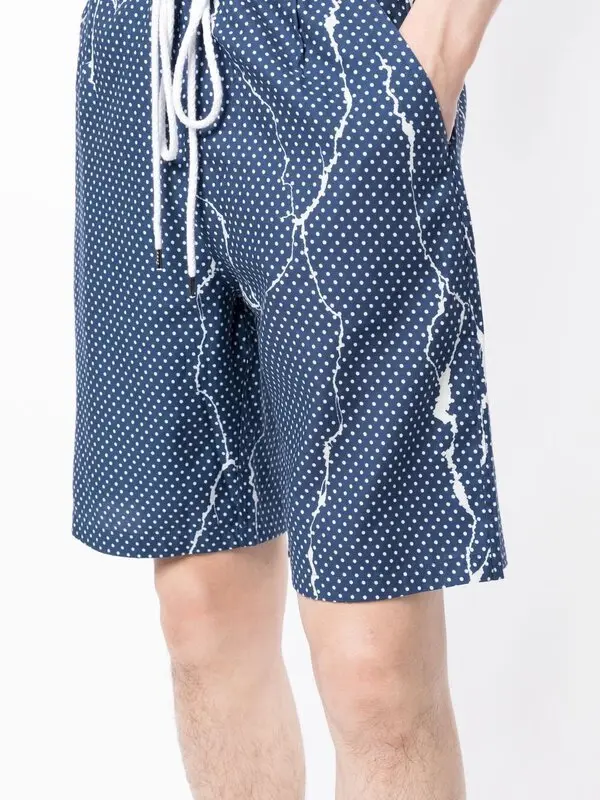 Destin Polka-dot Print Shorts