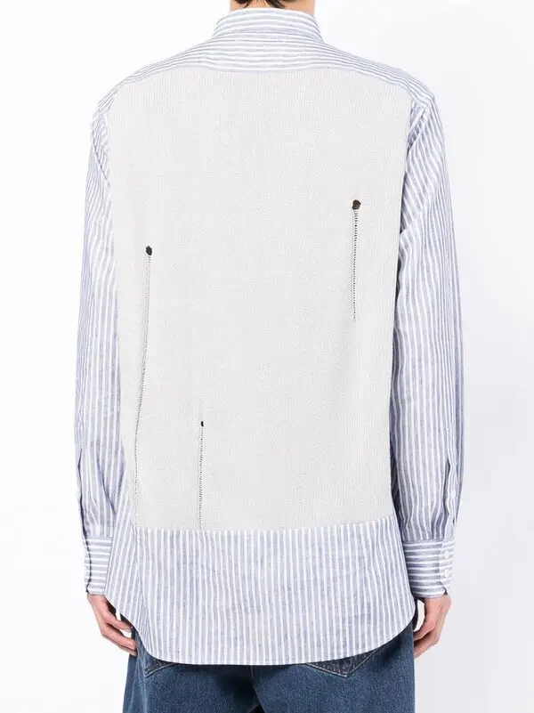 MAISON MARGIELA Destroyed Spliced Knit Shirt