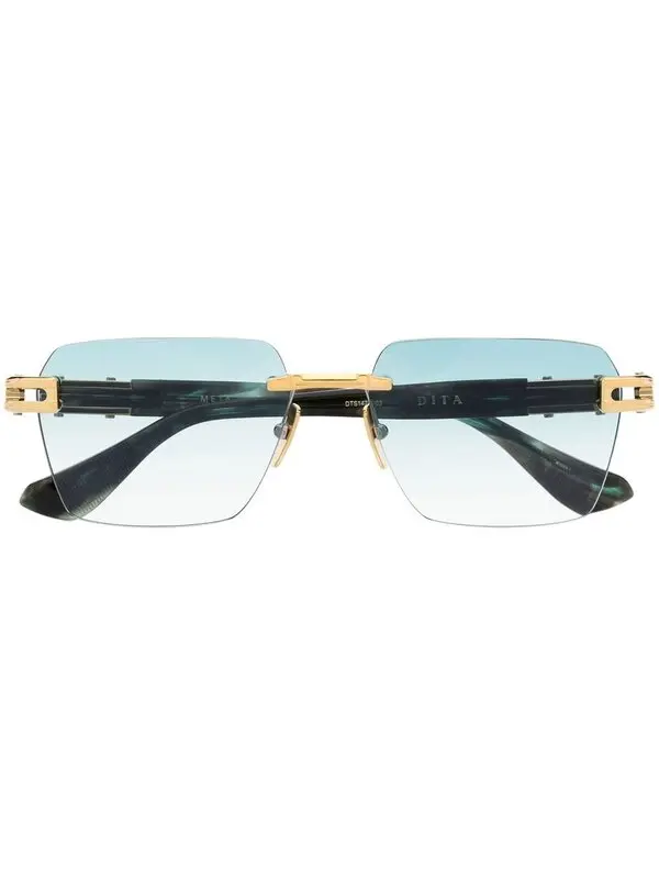 Dita Meta-evo One Frameless Sunglasses - Gold
