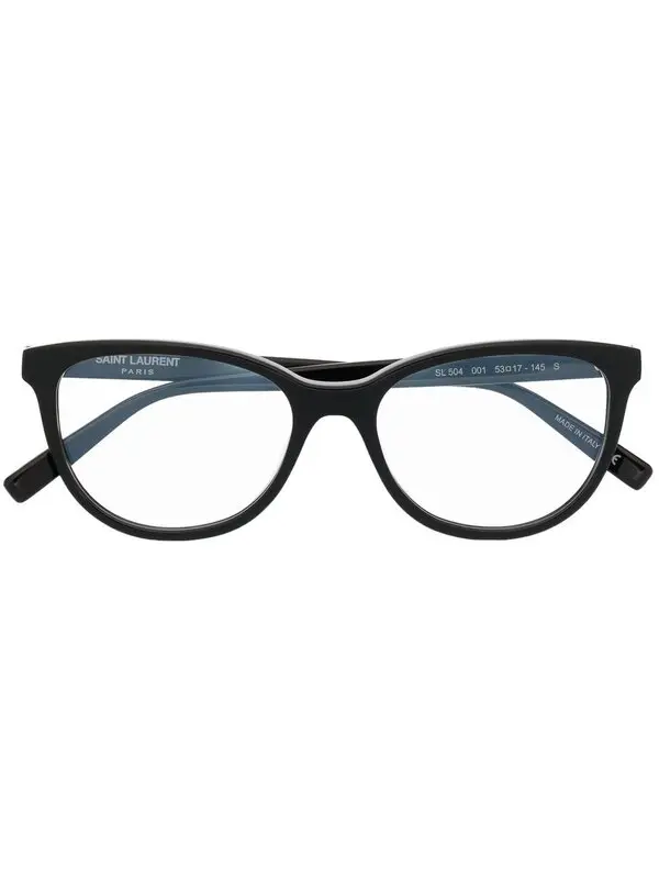 Saint Laurent Round-frame Eyeglasses - Black