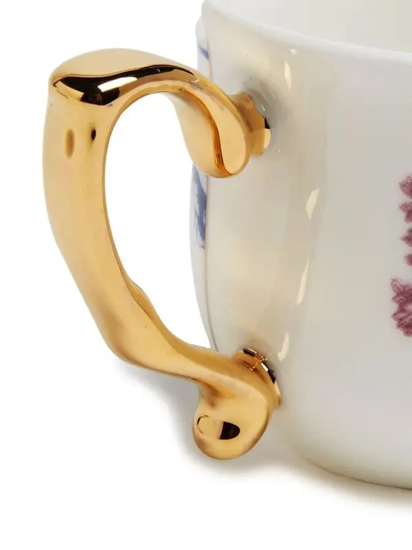 SELETTI Hybrid Eufemia Coffee Cup With Saucer