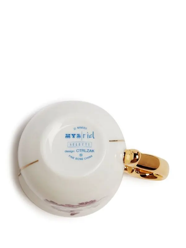 SELETTI Hybrid Eufemia Coffee Cup With Saucer