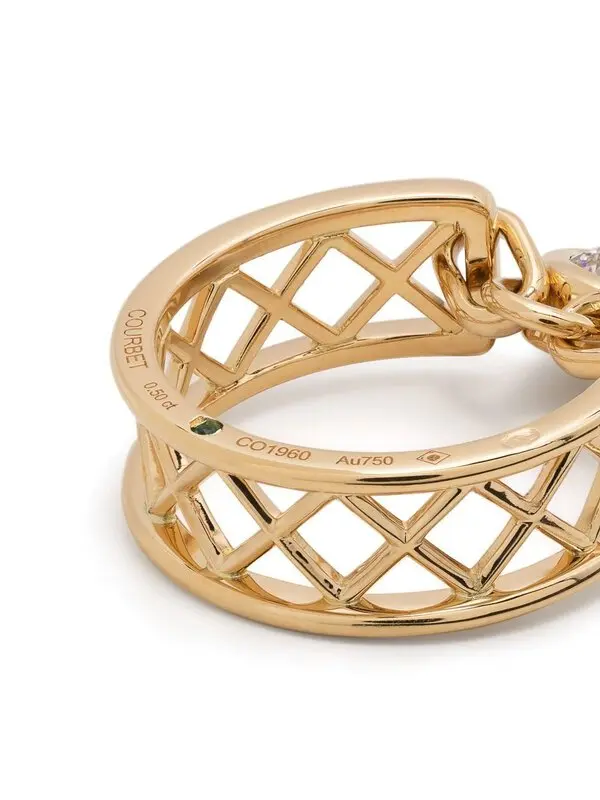 COURBET 18kt Recycled Diamond Ring - Gold