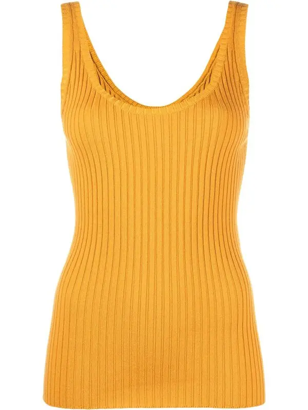 Chloé Ribbed Knit Tank Top