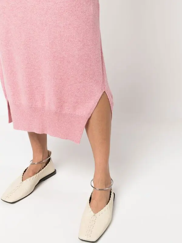 BARRIE High-waisted Knit Skirt - Pink